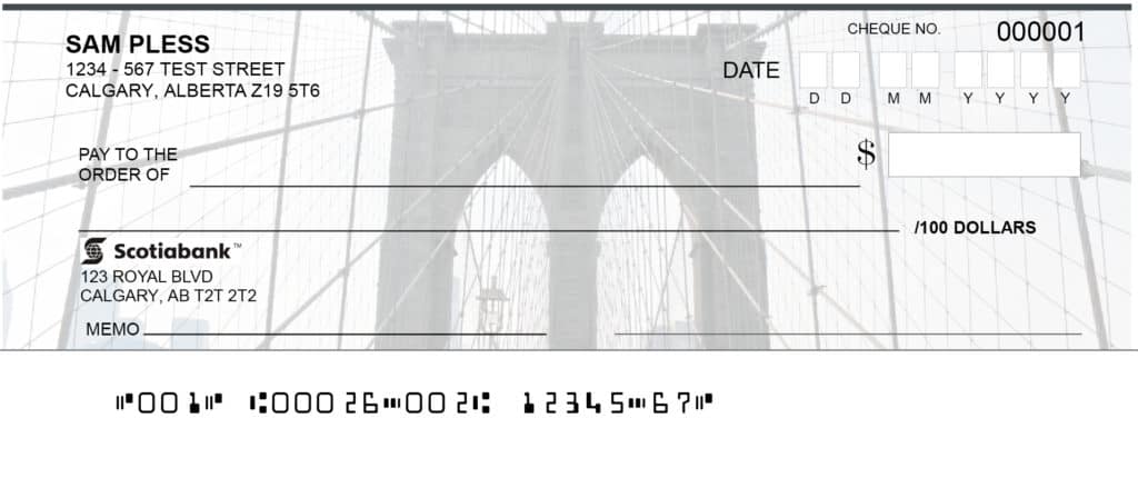 Canadian Personal Cheques - Cheque Print Canada