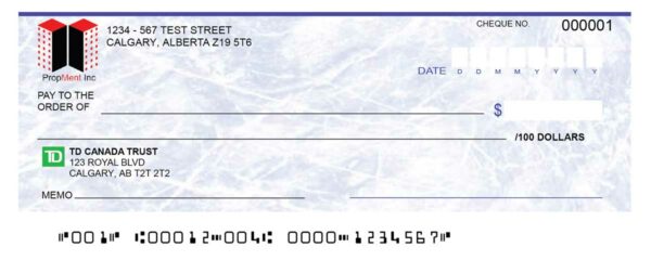 Order TD Cheques in Canada, TD Bank Cheques - Cheque Print